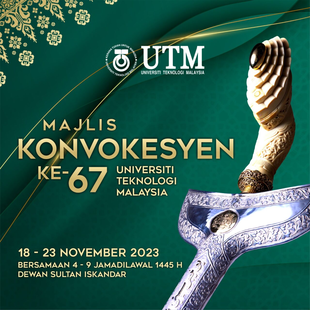 Conferment Session | UTM 68th Convocation | 16 - 21 November 2024